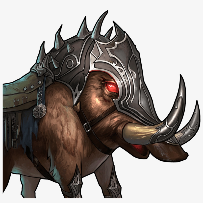 Troop Armored Boar - Gems Of War Armored Boar - Free Transparent PNG ...