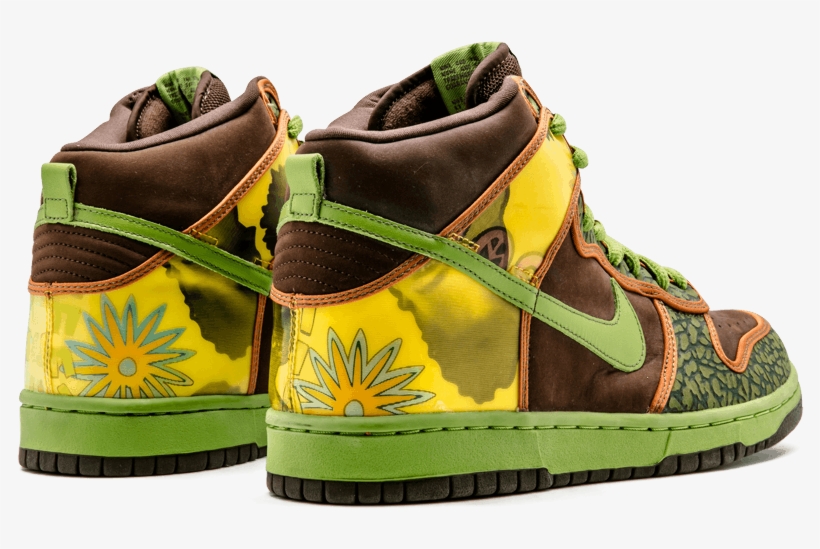 Nike Dunk High Baroque Brown - Cement - Free Transparent PNG Download ...