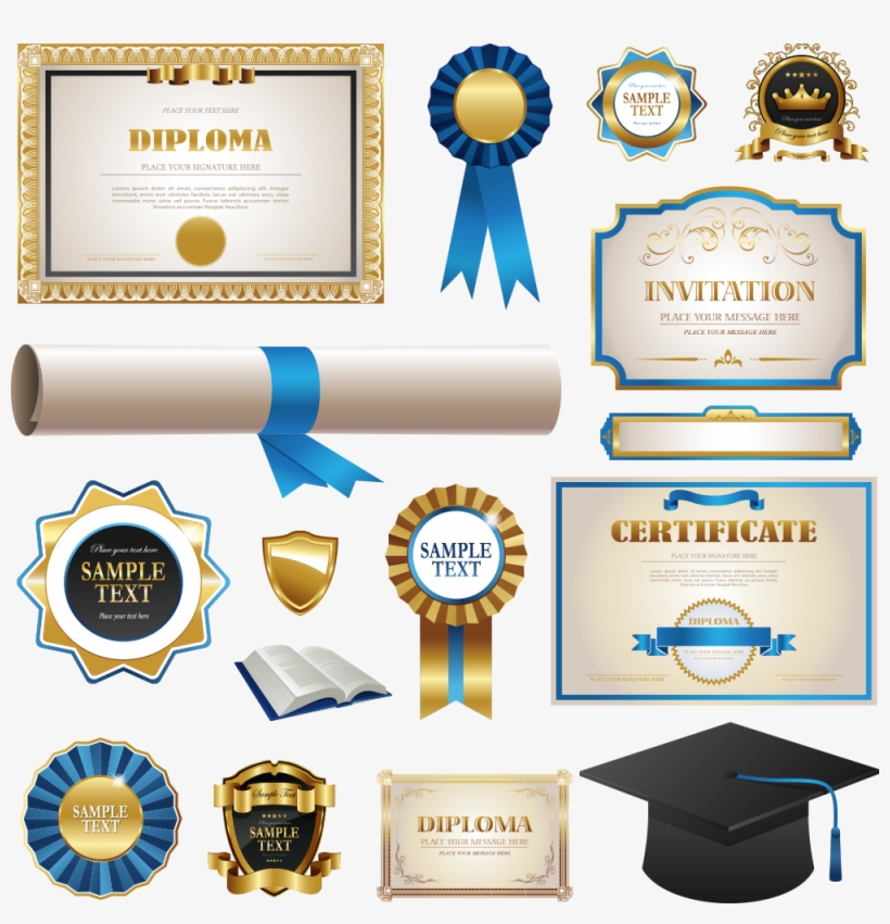 Academic Certificate Diploma Graduation Ceremony - Diploma De ...