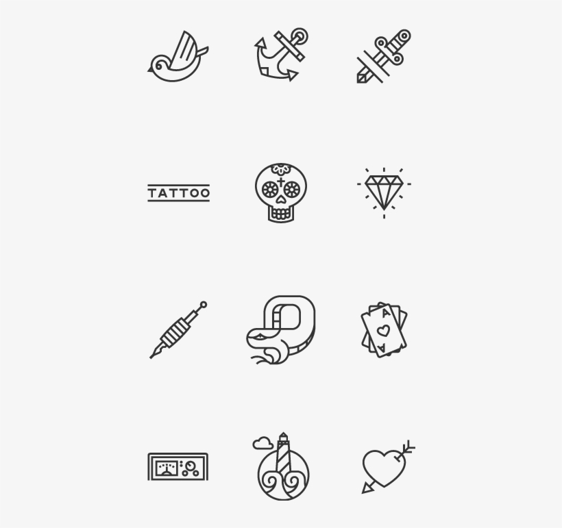 Tattoo Icon - Free Transparent PNG Download - PNGkey