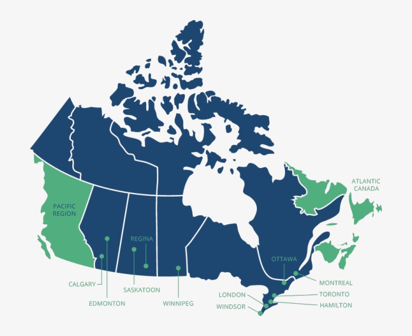 Canada Map Vector - Free Transparent PNG Download - PNGkey