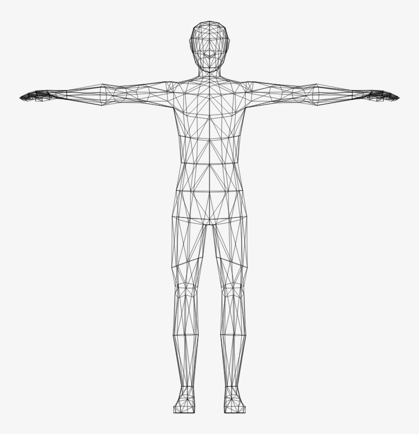 Clipart - Human Body Computer Model - Free Transparent PNG Download ...