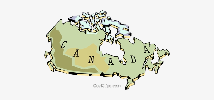 Canada Map Royalty Free Vector Clip Art Illustration - Canada - Free ...