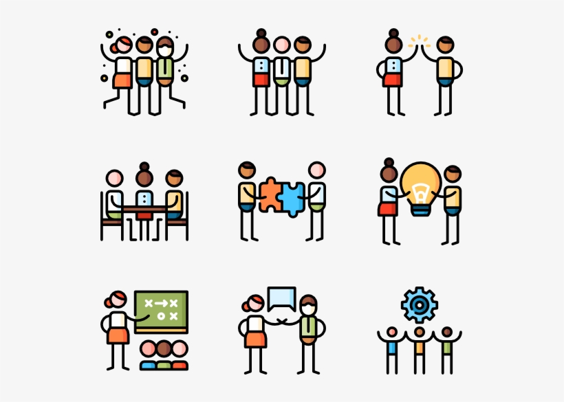 Teamwork 50 Icons - Free Transparent PNG Download - PNGkey
