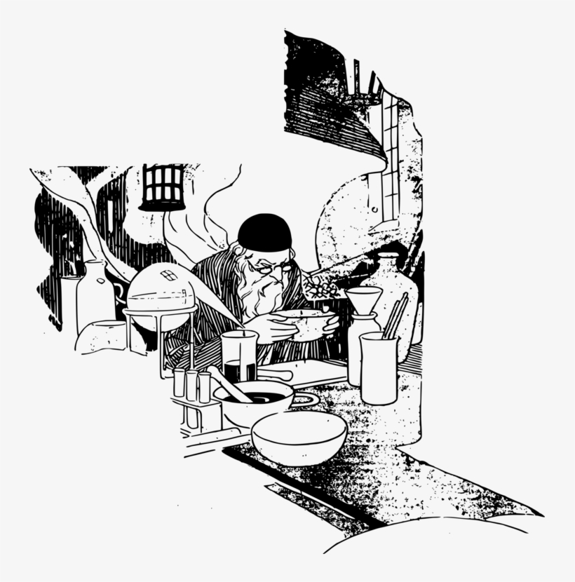 Alchemy Laboratory Scientist Science Chemist - Alchemist Clipart - Free ...