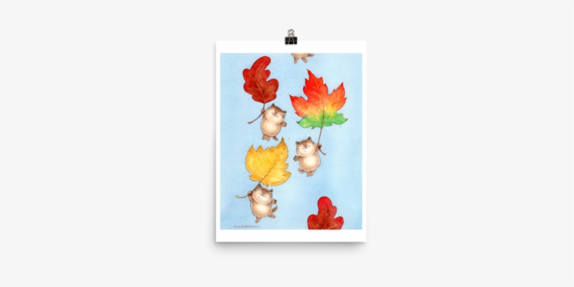 Flying Squirrel Autumn Poster - Flying Squirrel - Free Transparent PNG ...