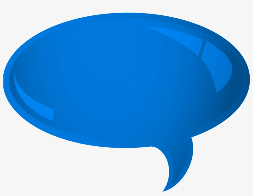 Blue Rounded Bubble - Clip Art - Free Transparent PNG Download - PNGkey