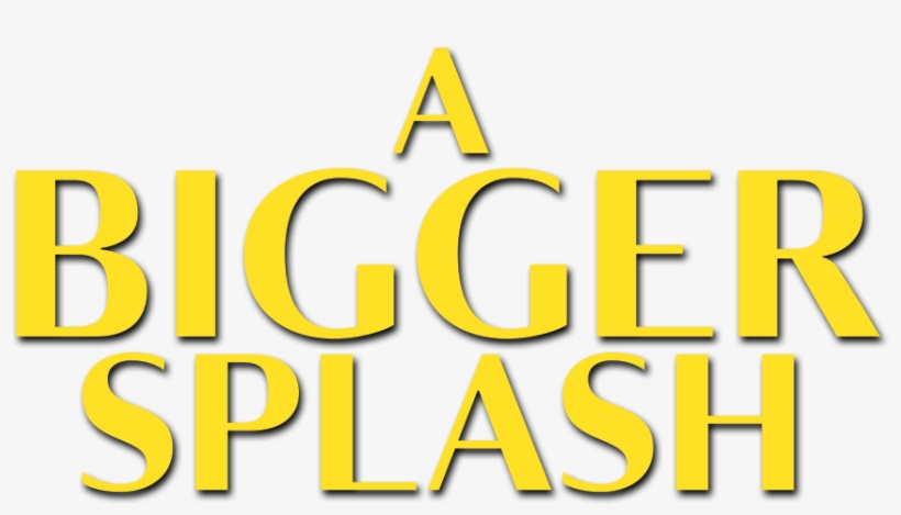 Title Treatment - Bigger Splash Logo Png - Free Transparent PNG ...