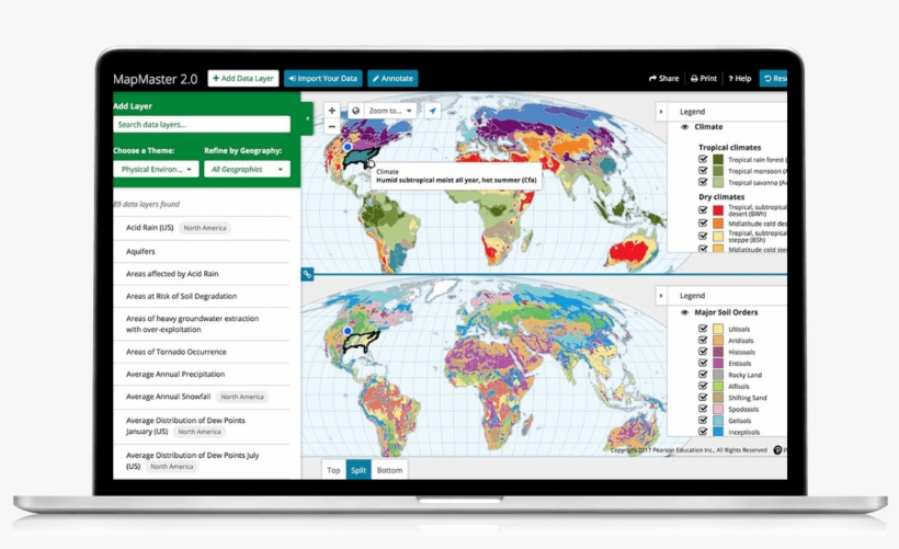Mapmaster Interactive Map Activities - Map - Free Transparent PNG ...