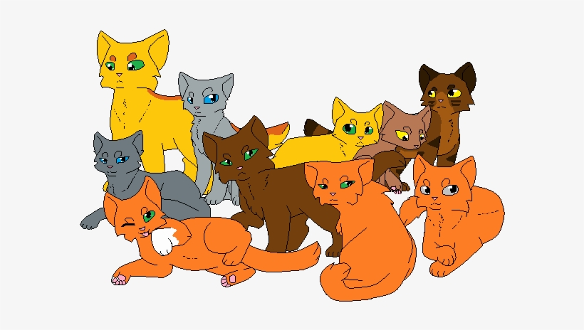 My Cat Family - Cat Family Cartoon Png - Free Transparent PNG Download ...