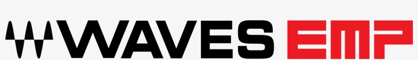 Download Waves Emp Logo Black Red - Waves Audio - Free Transparent PNG ...