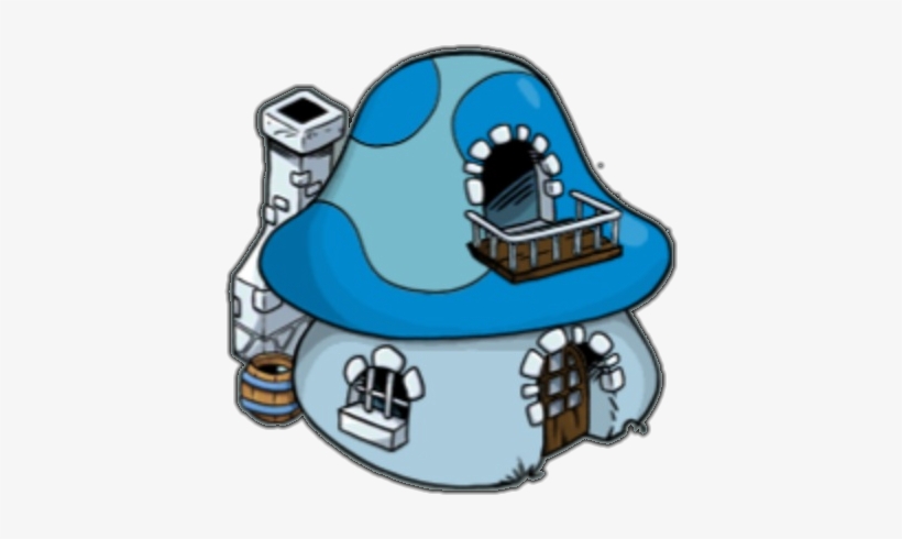 Mountains - Blue Smurf House - Free Transparent PNG Download - PNGkey