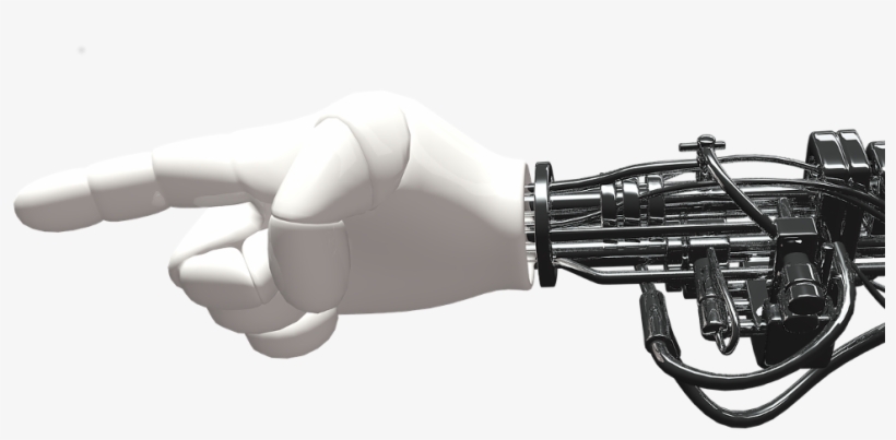 Robotic Hand Pointing - Free Transparent PNG Download - PNGkey