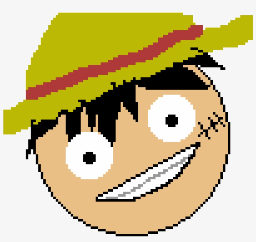 Monkey D - Luffy - Pixel - Free Transparent PNG Download - PNGkey