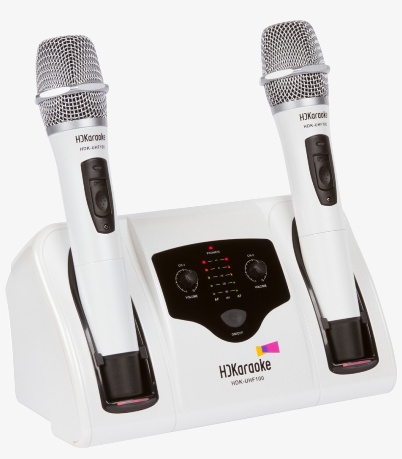 Advanced Bundle - Hdkaraoke Hdk-uhf 100 Professional Uhf Dual-channel ...