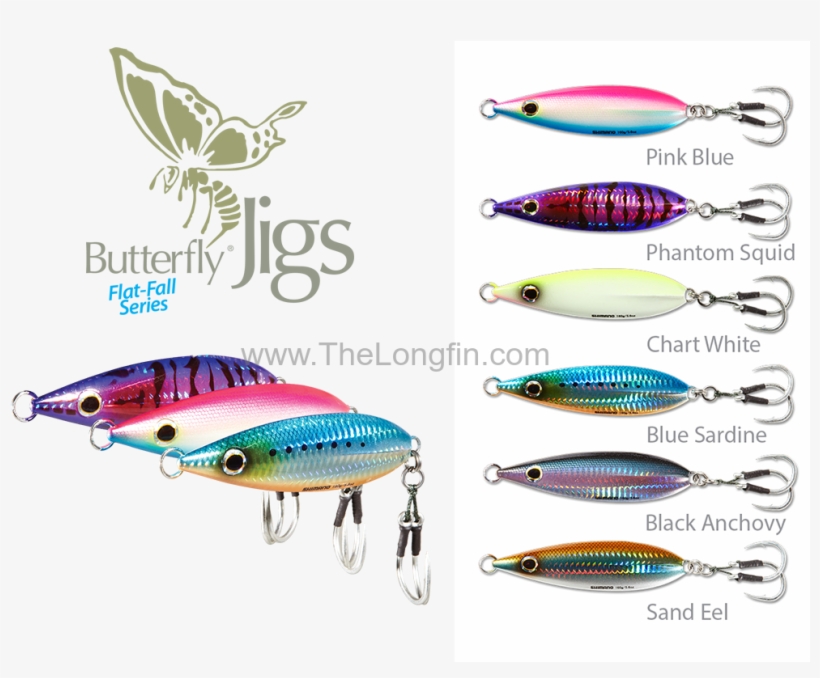 Shimano Butterfly Flat Fall Jigs - Shimano Butterfly Flat-fall Jig 250 ...