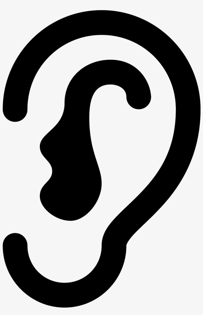 This Is A Basic Image Of The Human Ear - Icon - Free Transparent PNG ...