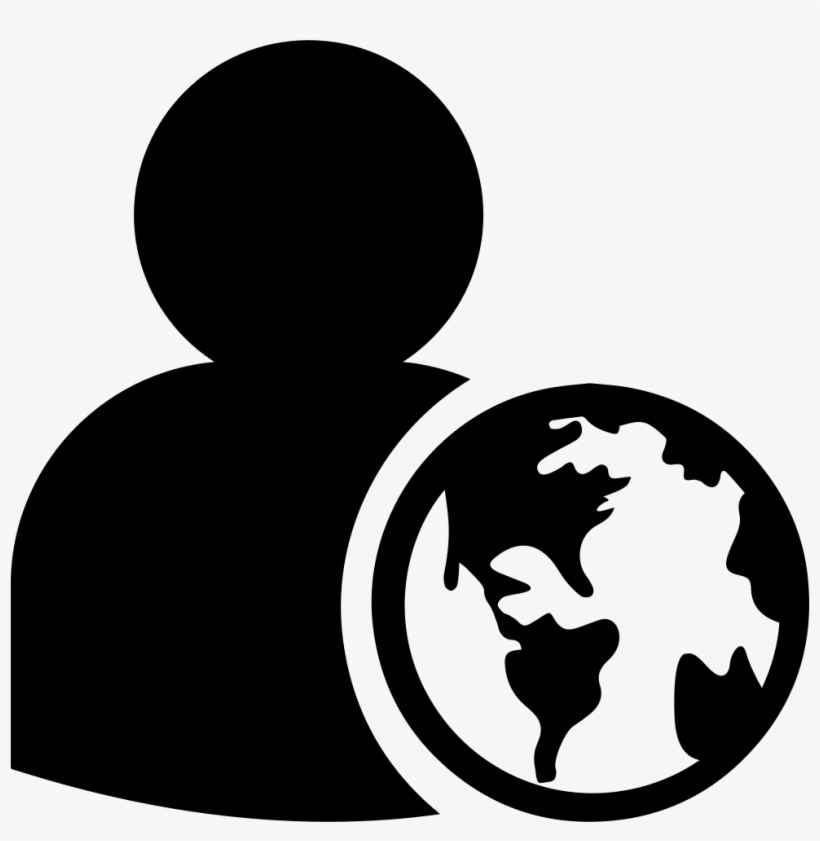 Profile User With Earth Symbol Comments - Environmental Club Logo Png ...