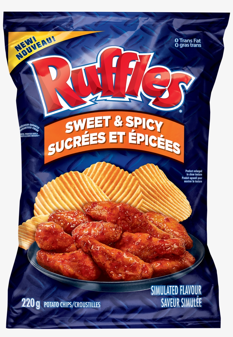 Ruffles® Sweet & Spicy - Ruffles Sweet And Spicy - Free Transparent PNG ...