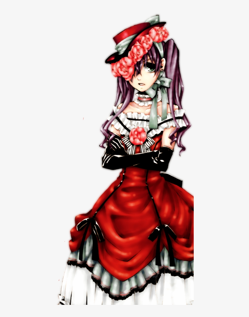 Ciel Phantomhive Girl - Ciel Phantomhive Red Dress - Free Transparent ...
