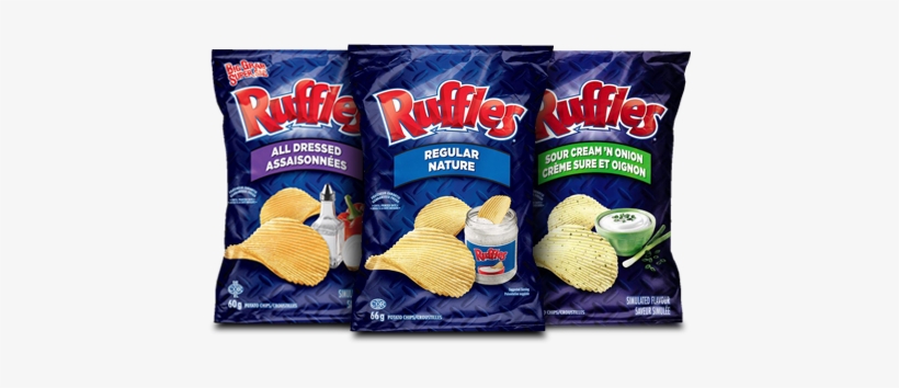 Chips - Ruffles Chips Canada Flavors - Free Transparent PNG Download ...
