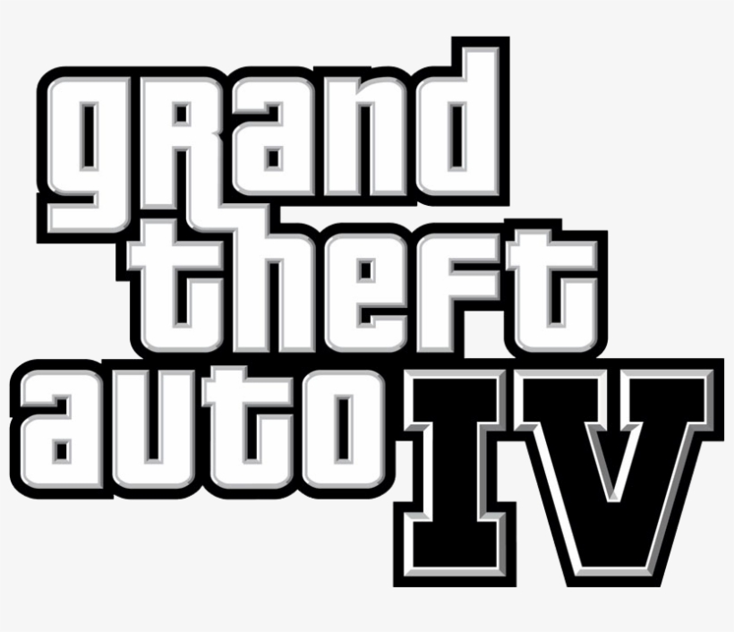 Grand Theft Auto Iv - Grand Theft Auto 4 Logo - Free Transparent PNG ...