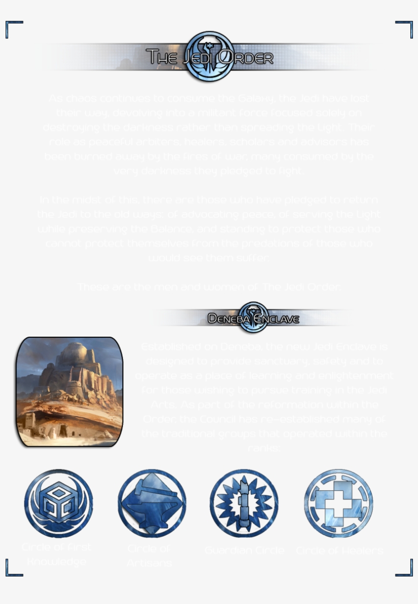 The Jedi Order Ooc Hierarchy Faction Owner - Analog Watch - Free ...