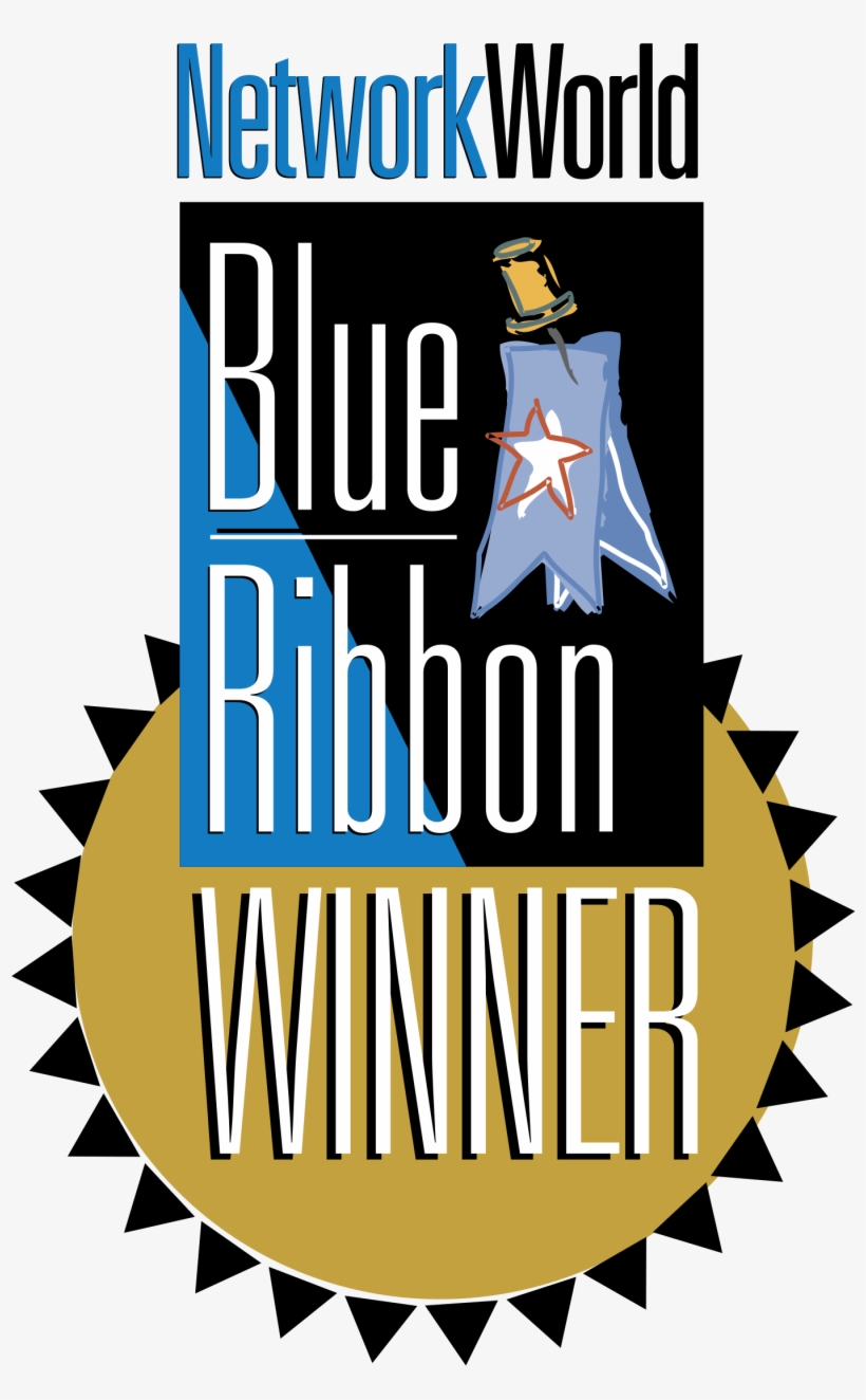 Networkworld Blue Ribbon Winner Logo Png Transparent - Network World - Free Transparent PNG ...