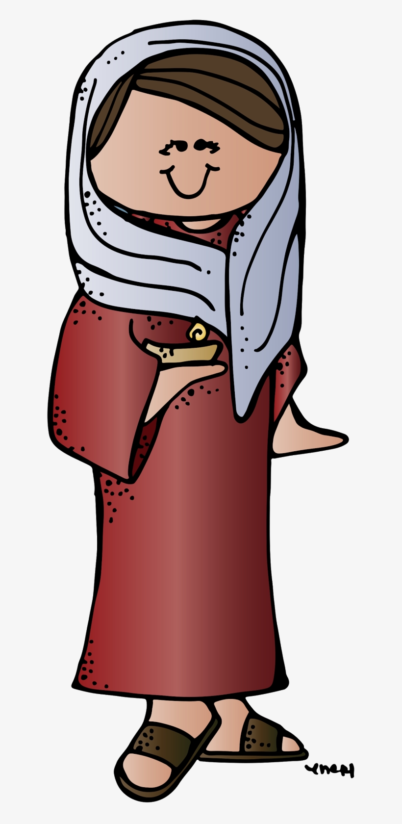 Melonheadz Penguin Cliparts - Bible Woman Clipart - Free Transparent ...