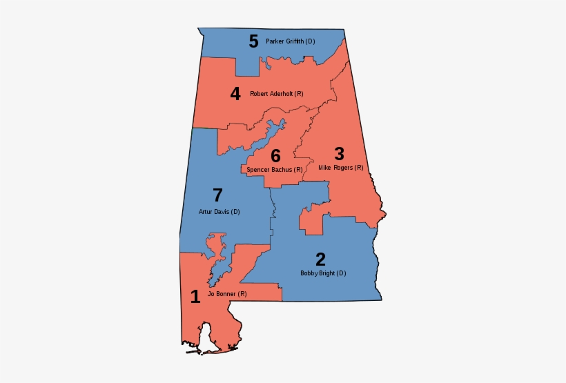 Alabama39s Congressional Districts Wikipedia The Free - Alabama ...