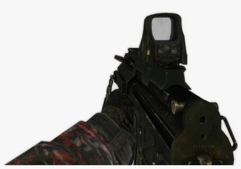 Mp5k Holographic Sight Mw2 - Mp5k Red Dot Sight Mw2 - Free Transparent ...