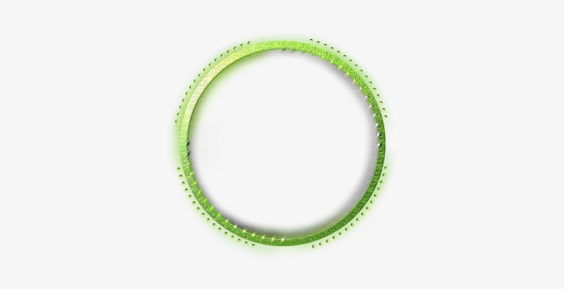 Frame Round Green - Diamond Round Frame Png - Free Transparent PNG ...