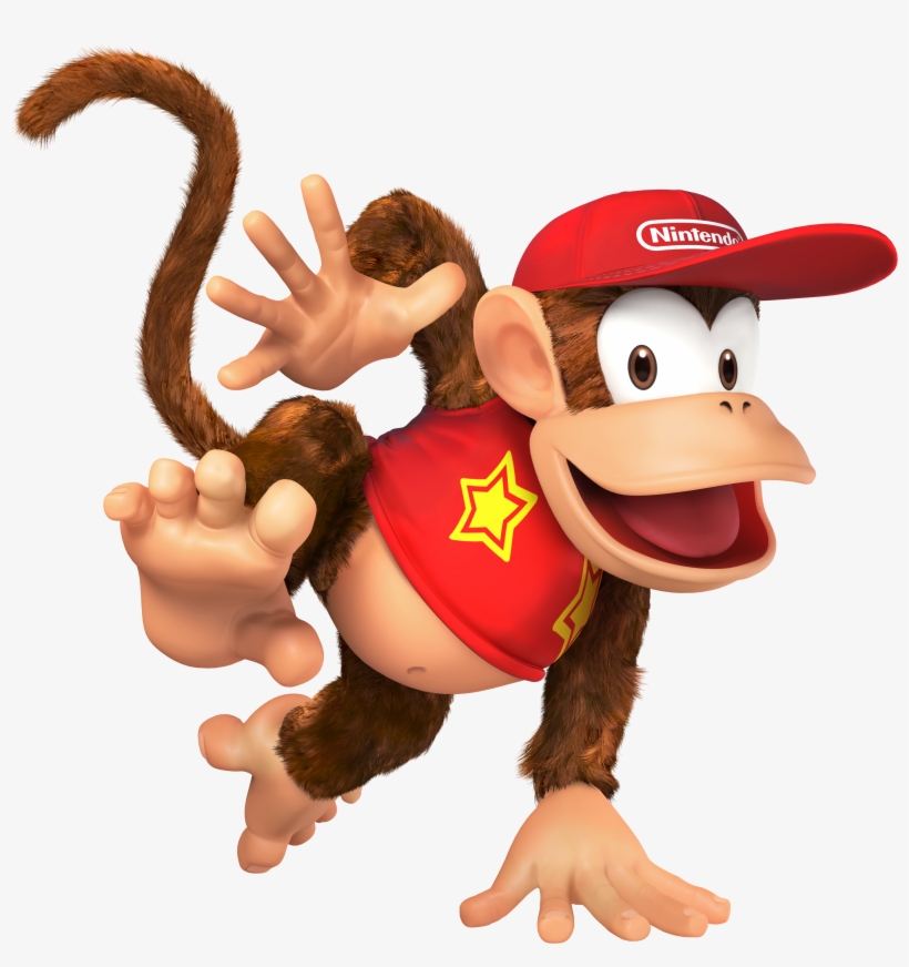 Diddy Kong - Free Transparent PNG Download - PNGkey