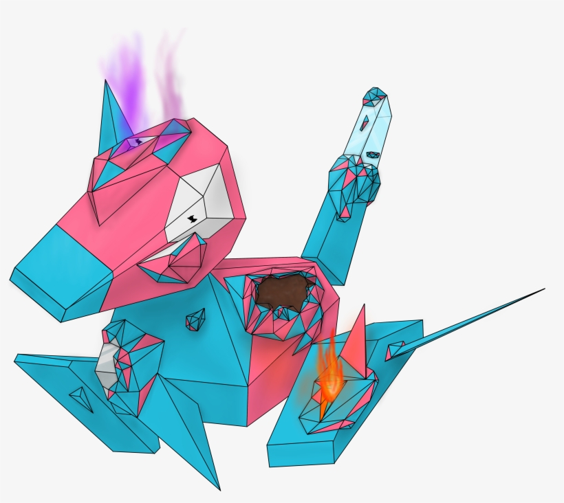 Porygon Used Conversion By Notenoughcoffee - Free Transparent PNG ...