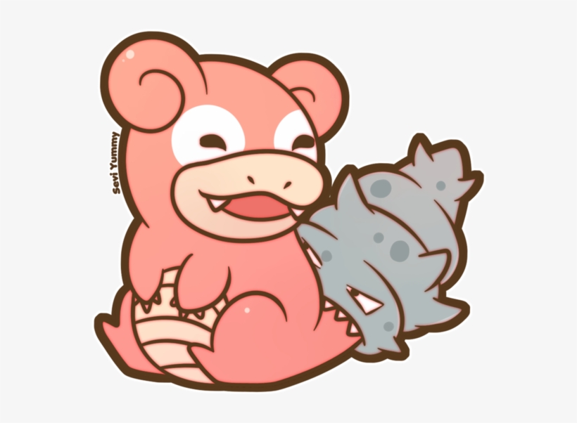Chibi Slowbro By Seviyummy - Pokemon Slowbro Art - Free Transparent PNG ...