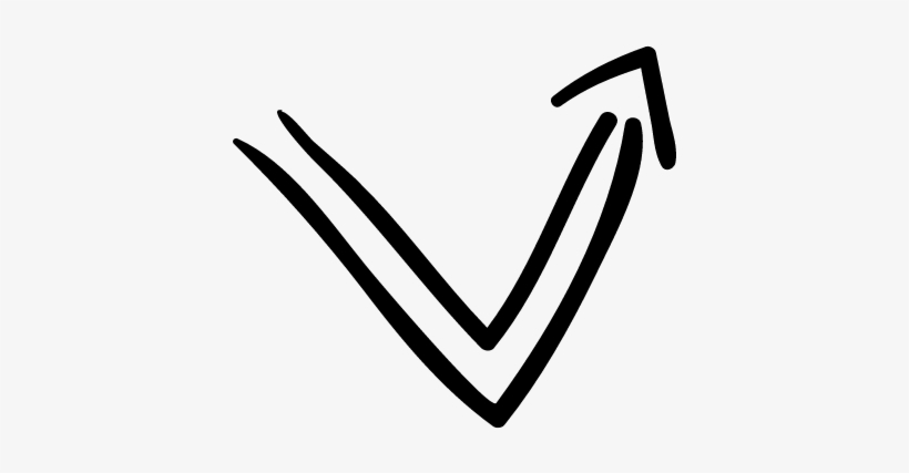 Check Mark Arrow Vector - Check Mark - Free Transparent PNG Download ...