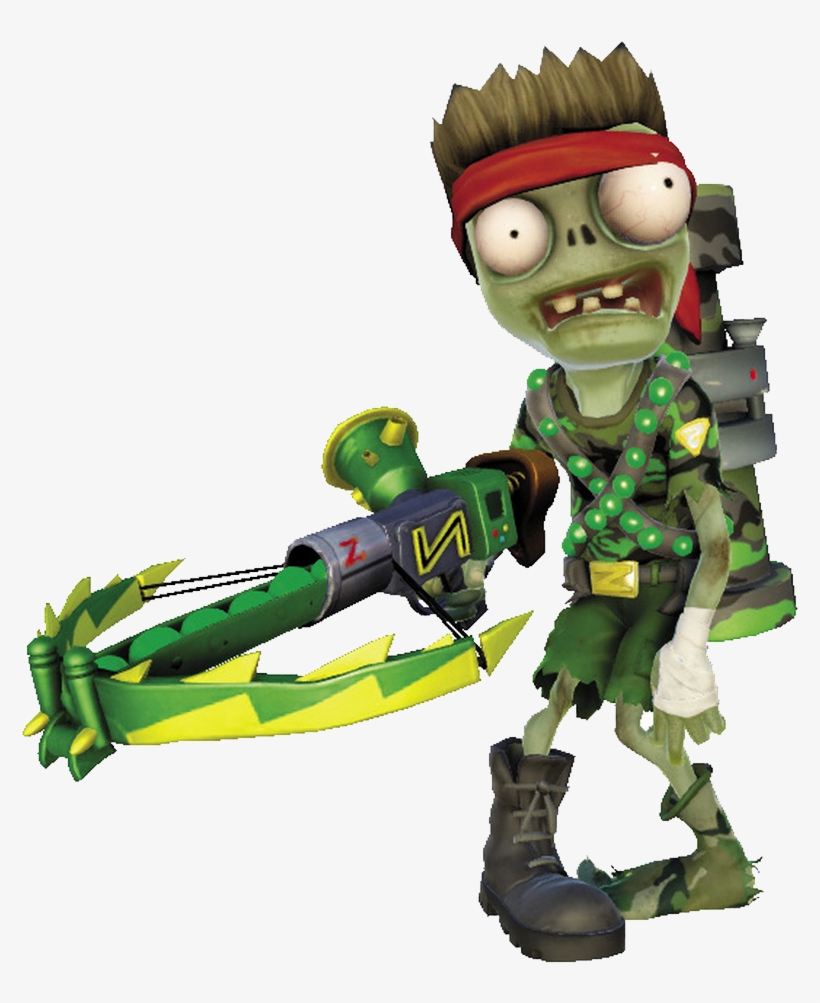 Plants Vs Zombies Garden Warfare High-quality Png - Super Comando Pvz ...