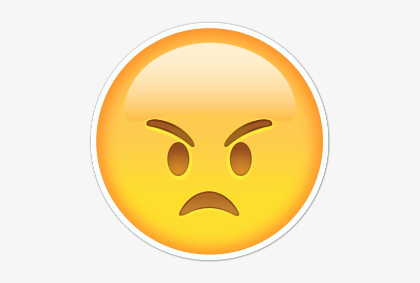 Car & Motorbike Stickers - Angry Emo - Free Transparent PNG Download ...