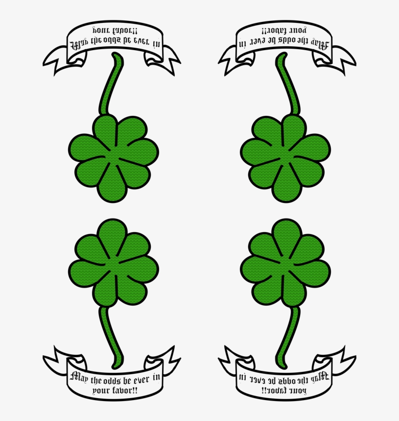 7 Leaf Clover - May Fortune Be Ever - Free Transparent PNG Download ...