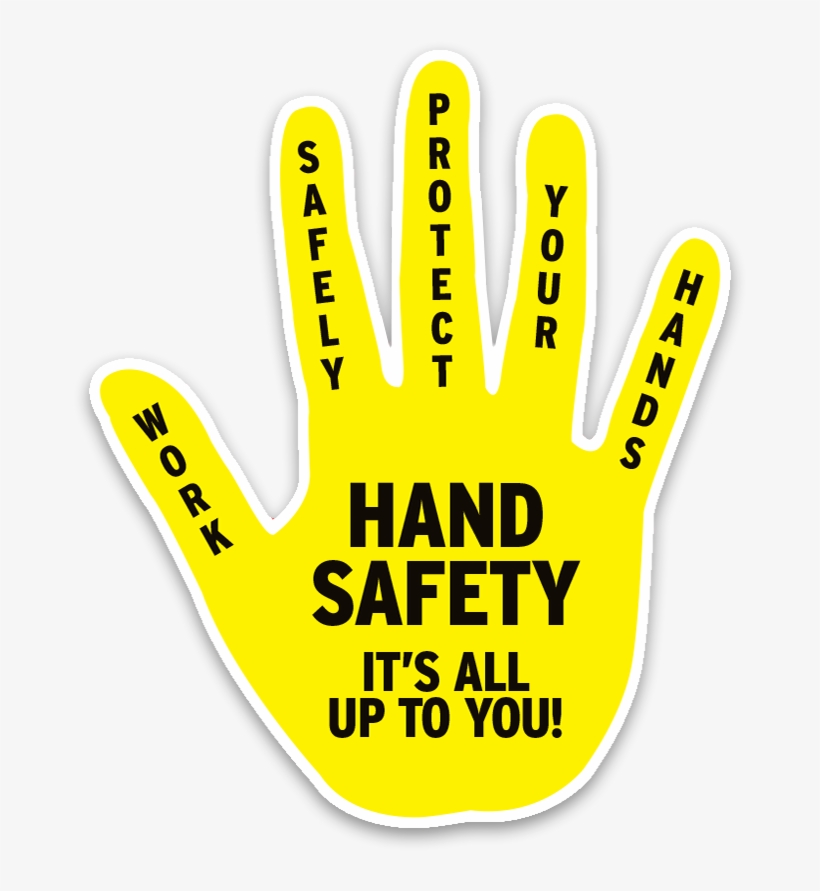 Hand Safety Sticker Temp - Free Transparent PNG Download - PNGkey