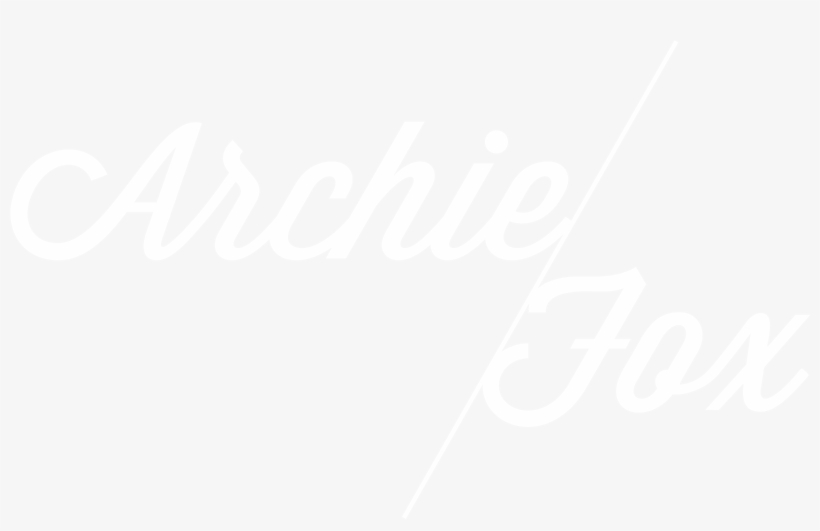 Archie Fox Logo - Calligraphy - Free Transparent PNG Download - PNGkey