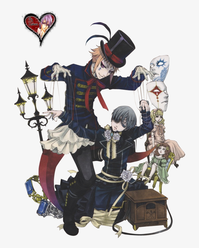 Kuroshitsuji Drocell Art - Free Transparent PNG Download - PNGkey