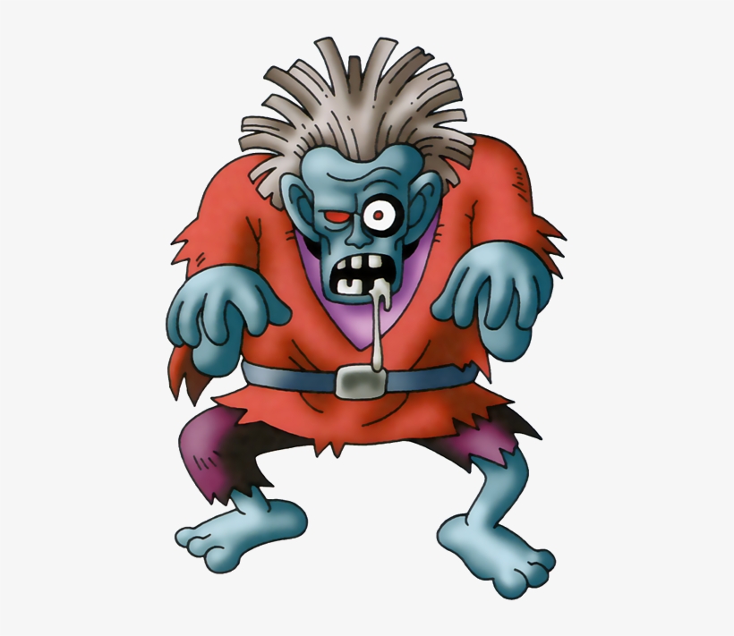 Ghoul Clipart Transparent - Walking Corpse Dragon Quest - Free ...