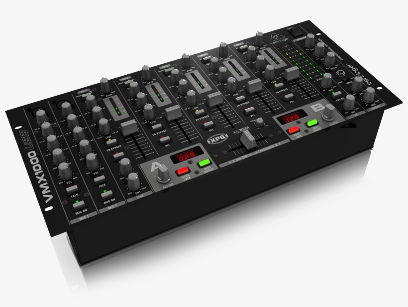 Behringer Vmx1000usb Professional 7 Channel Rack Mount - Behringer ...