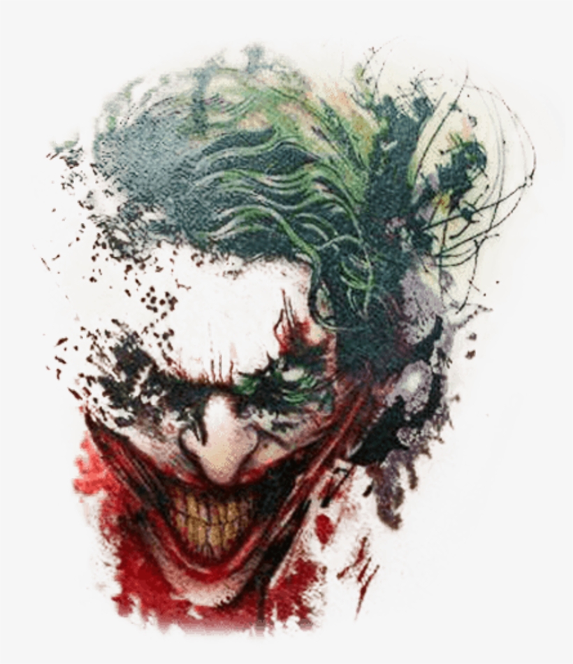 Batman Joker Sticker Source - Guason Tatuaje - Free Transparent PNG ...