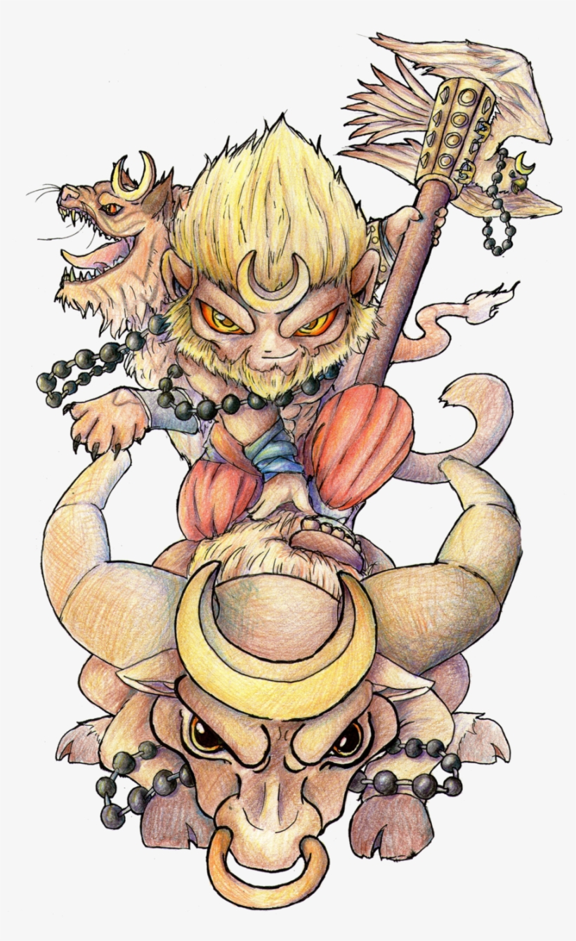 Mediachibi Sun Wukong Please - Sun Wukong Chibi - Free Transparent PNG ...