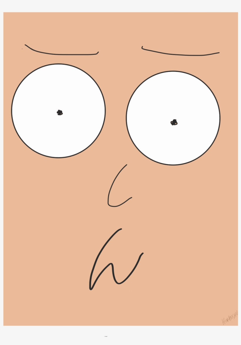 Morty Face Funny - Illustration - Free Transparent PNG Download - PNGkey