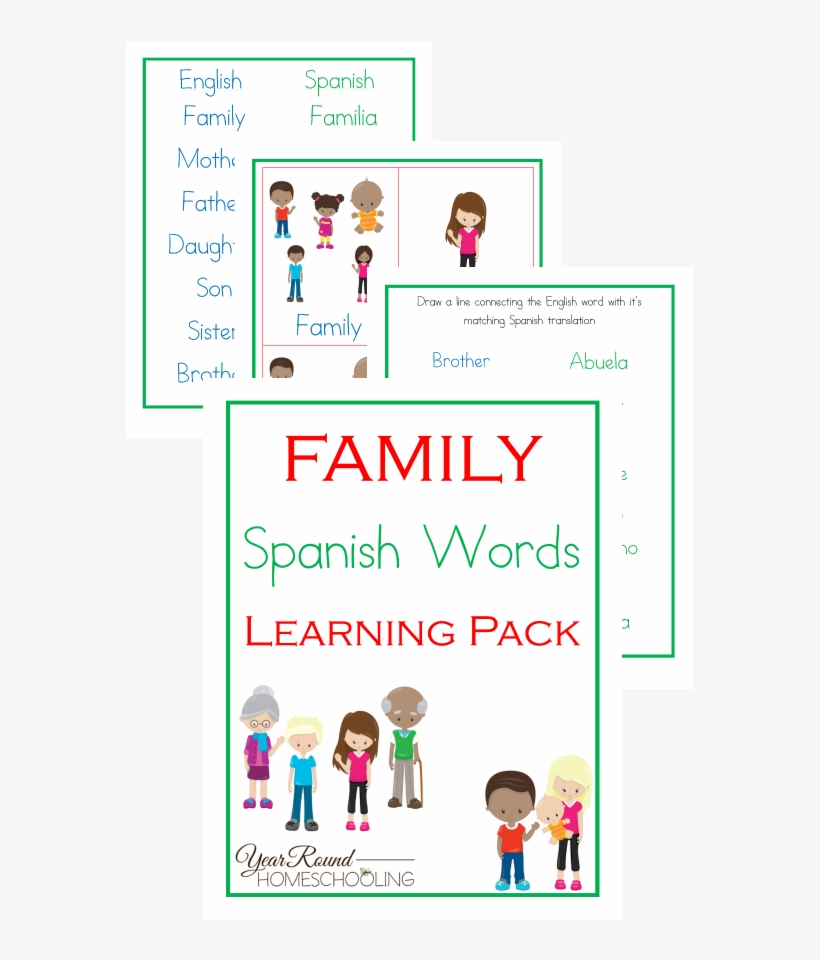 Spanish Family Words, Spanish Family, Spanish Words - Easy Spanish ...