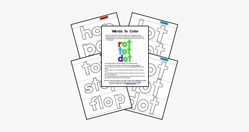 This Set Includes Words For These Short /o/ Sound Families ...