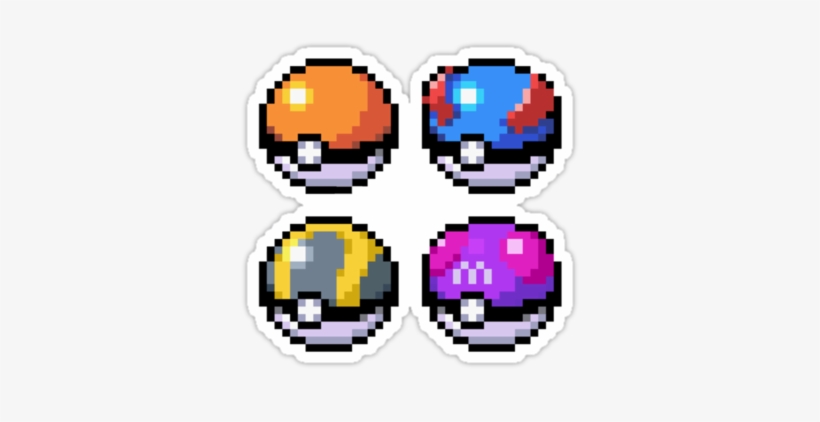 Pokeball Pixel Art By Pokeball Pixel - Pokeball Pixel - Free ...